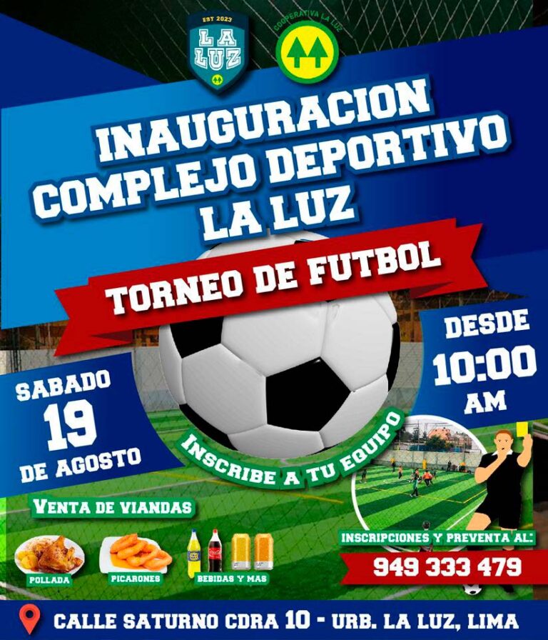 Inauguración del Complejo Deportivo La Luz